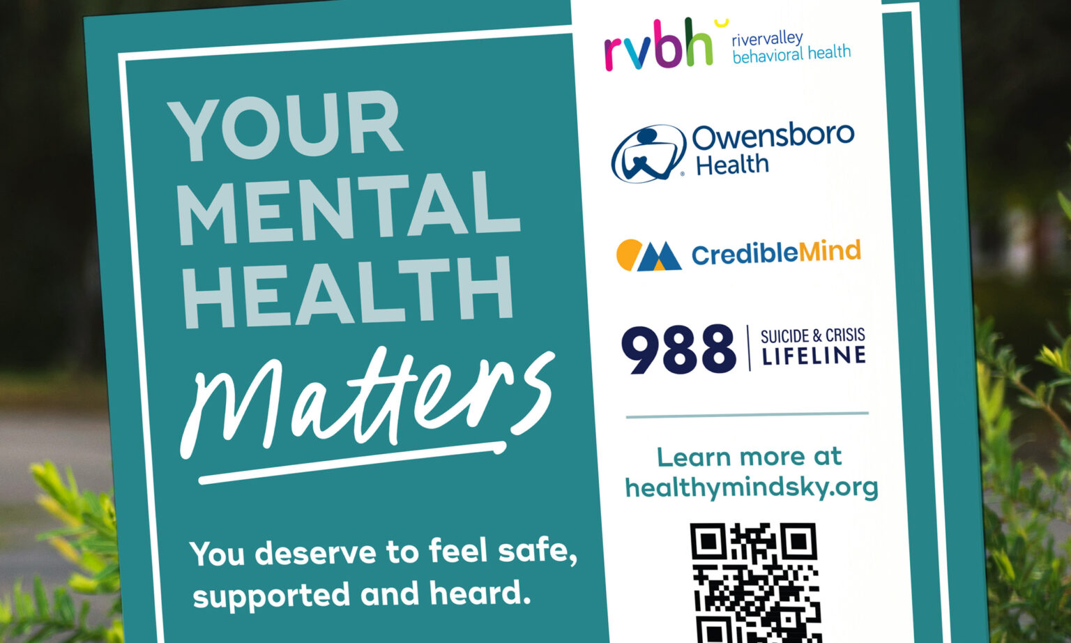 Print campaign for Mental Health Awareness Month promotes support, safety, and connection – Red ...